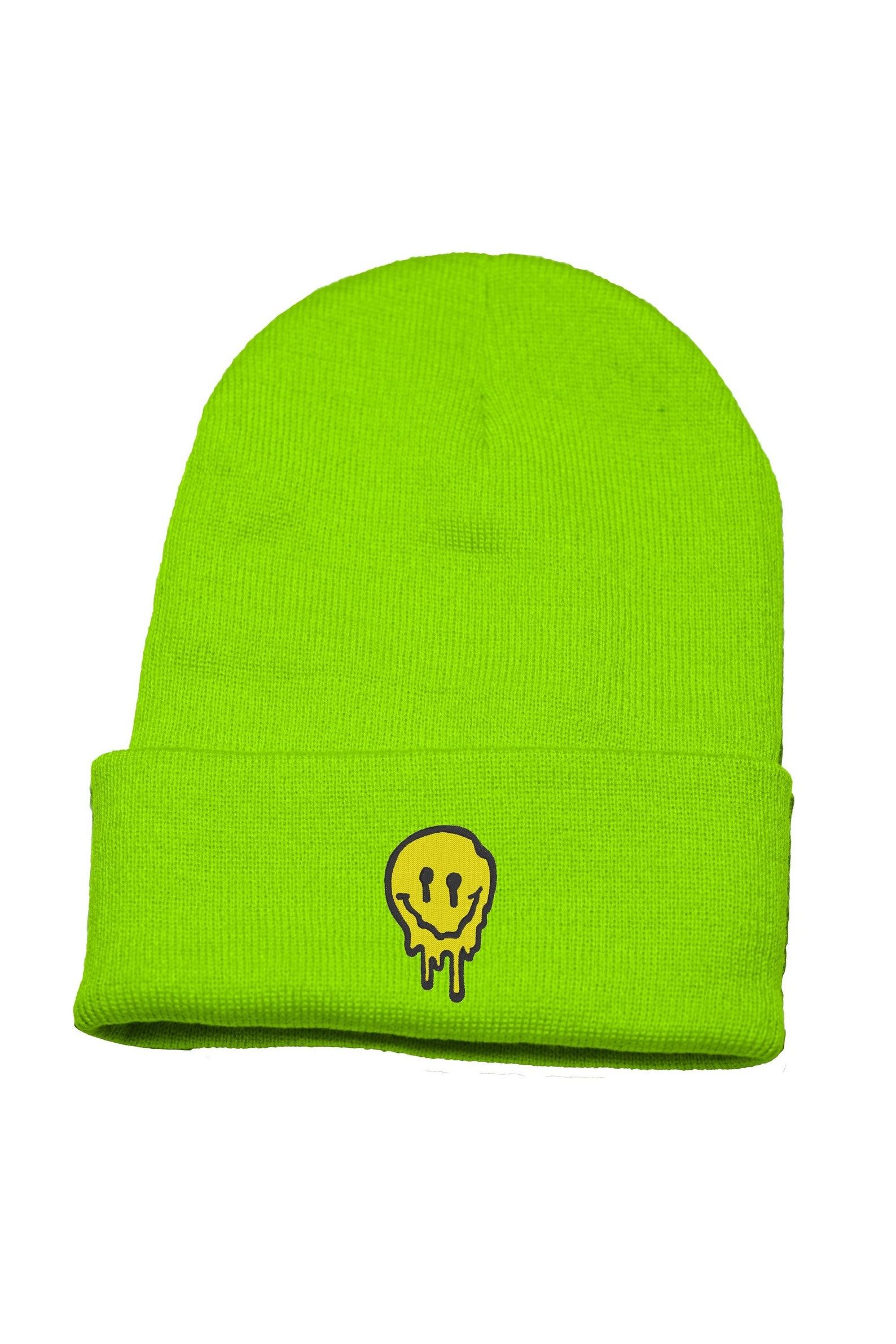 Smiley Face Drip Beanie | Embroidered Beanie | Aesthetic Beanie | Cute ...