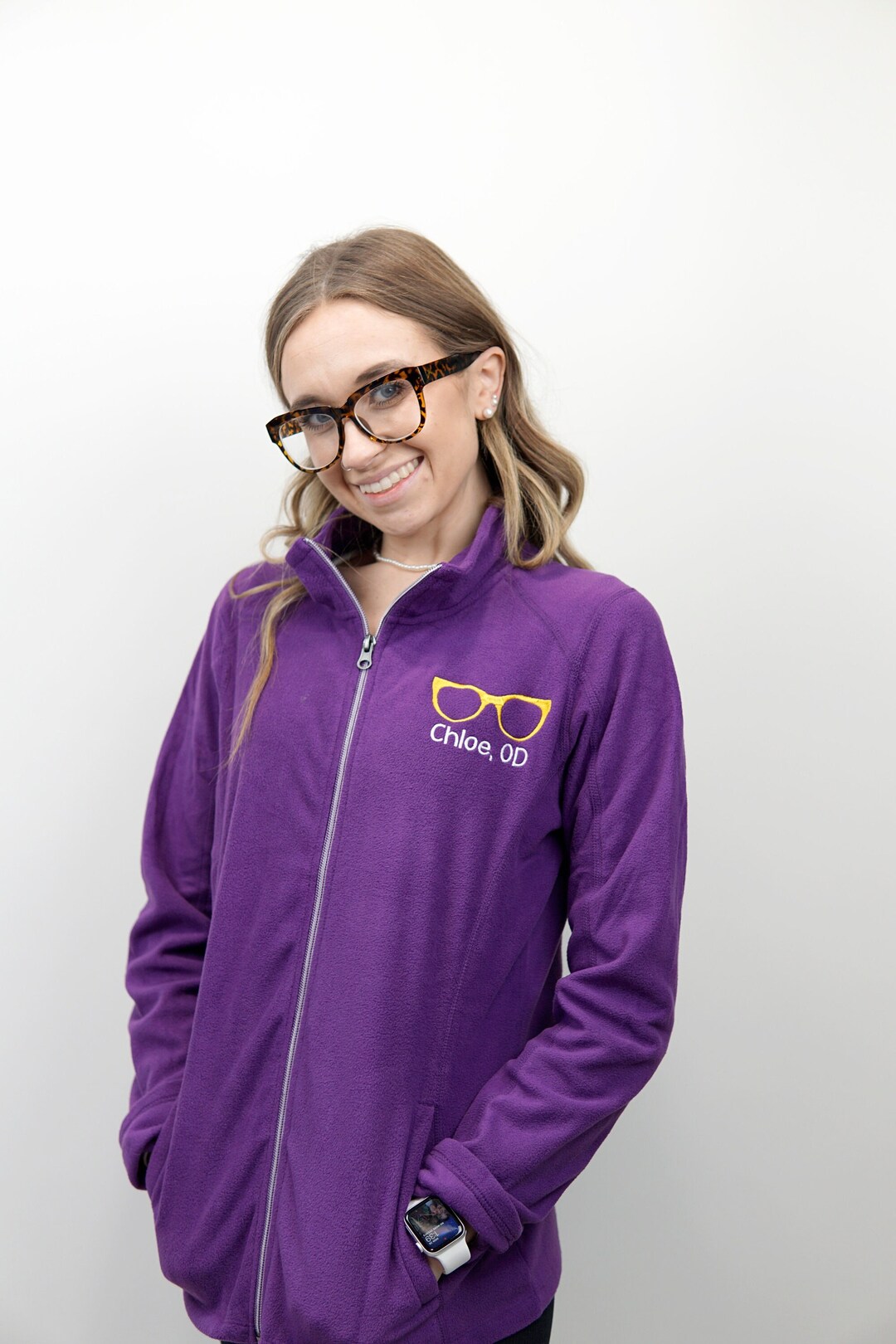 Personalized Optometrist Microfleece Jacket With Name | Microfleece ...