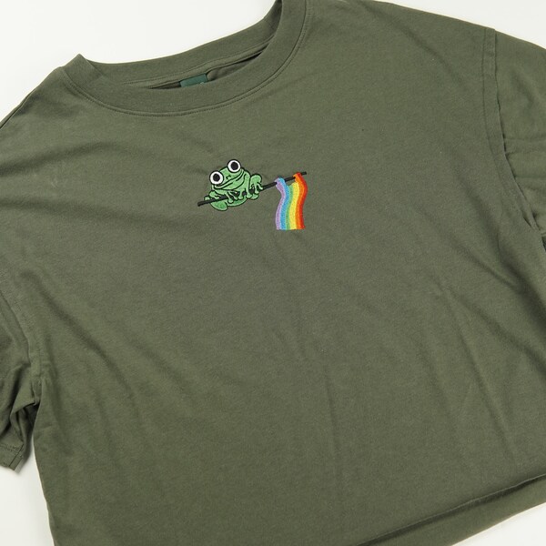 Rainbow Crop Top - Etsy