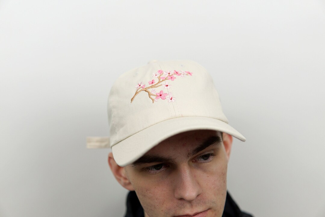 Japanese Cherry Blossom Dad Hat | Sakura | Baseball Cap | Dad Hat ...