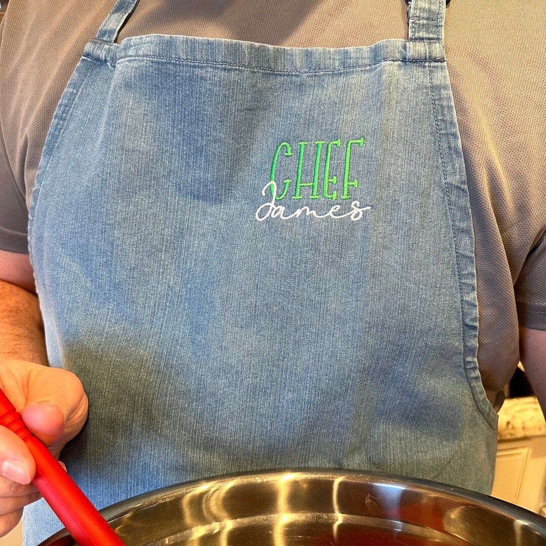 Personalized Apron With Name | Apron With Name | Chef Gift | Gift for ...