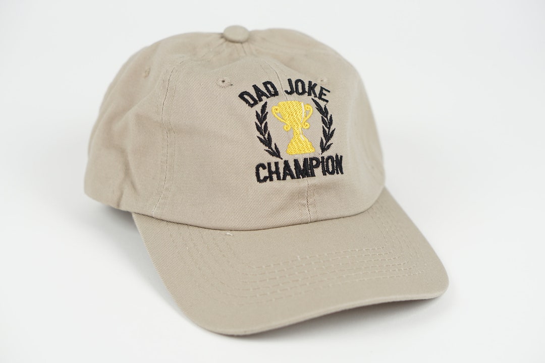 Dad Joke Champion Dad Hat | Father's Day | Baseball Cap | Dad Hat ...