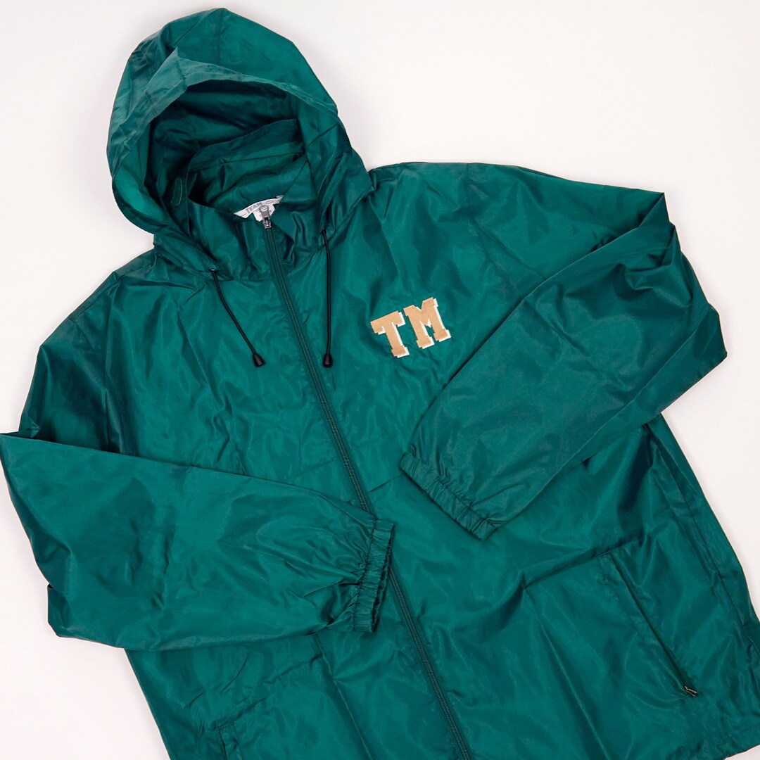 Monogrammed Embroidered Windbreaker Lightweight Jacket Wind Breaker ...