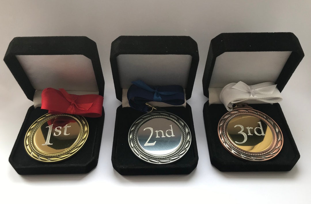 Engraved LOGO Medal Custom Order Gold Silver or Bronze Double Sided ...