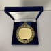 EXTRA LARGE 90mm GOLD Medal in a Velvet Case, Personalise With Engraved ...