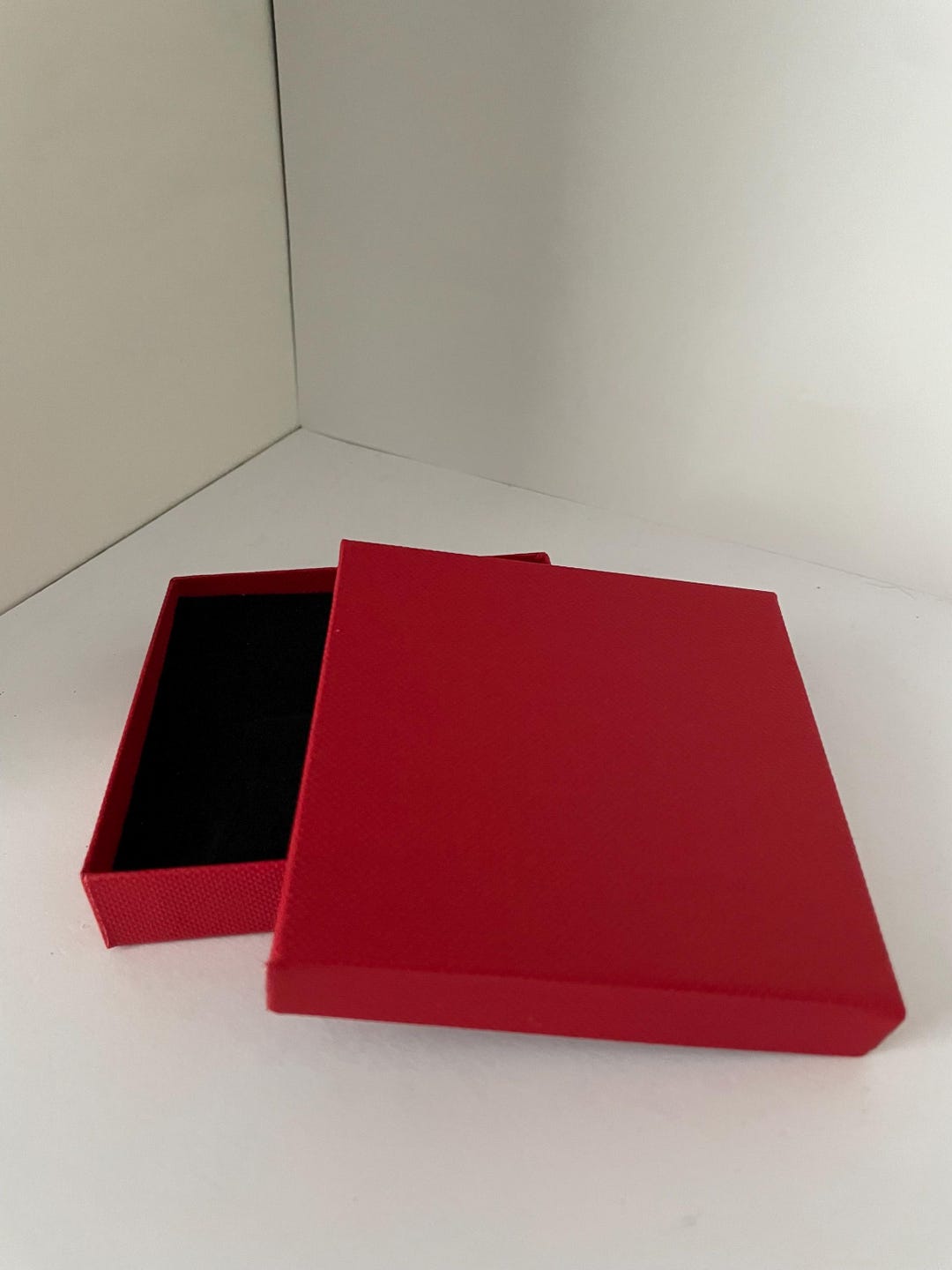 RED Card Gift Box With Foam Insert, Perfect for Medals, Jewellery ...