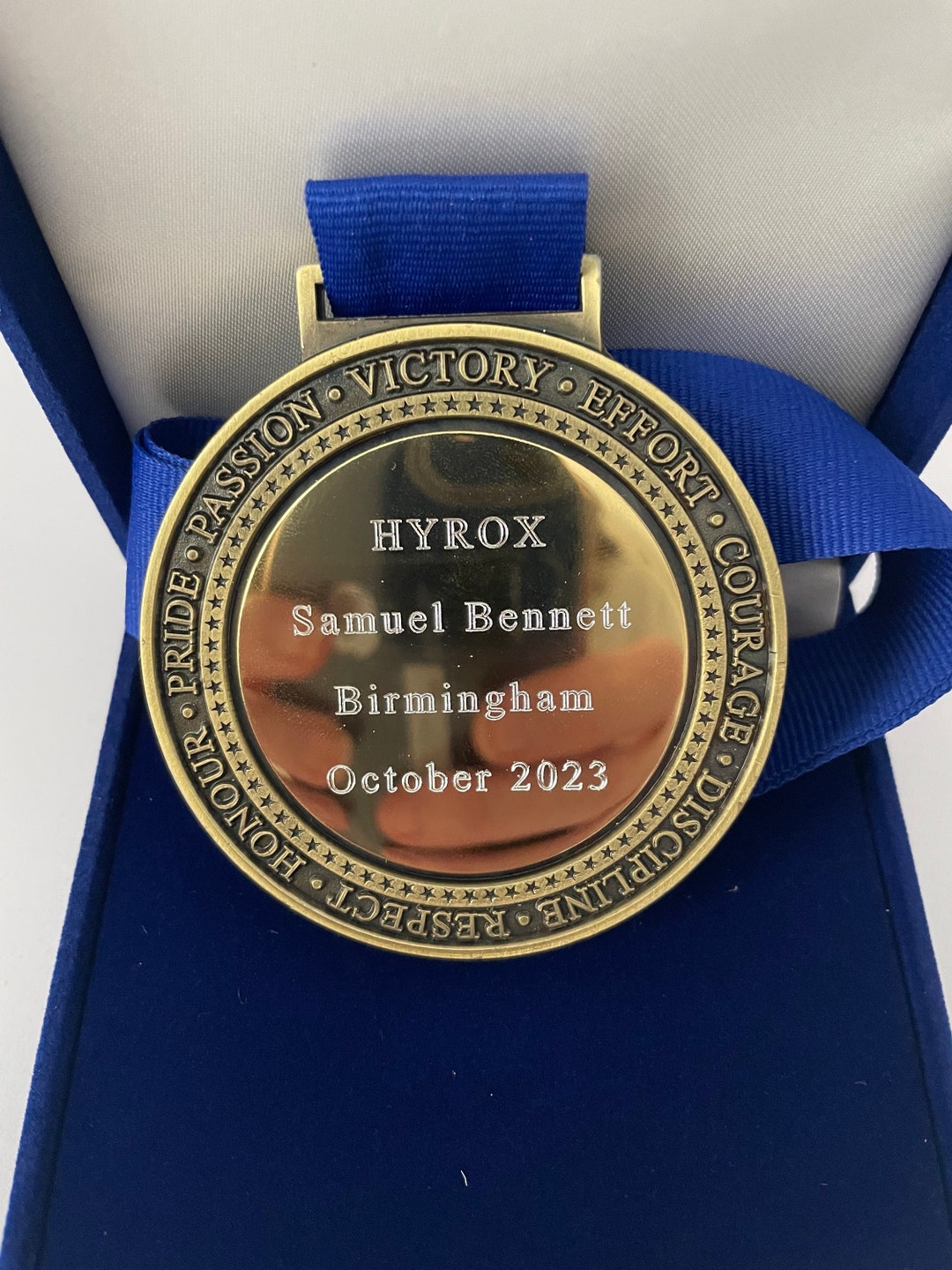 Personalised Engraved Medal: Custom Text, Logo, Gold, Silver, Bronze - Etsy