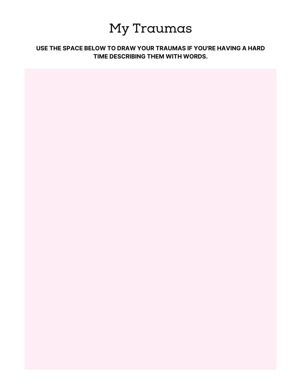 The PTSD and Trauma Workbook, Journal, Diary, Mental Health, Mental ...