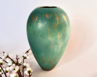 Green Ceramic Vase - Etsy
