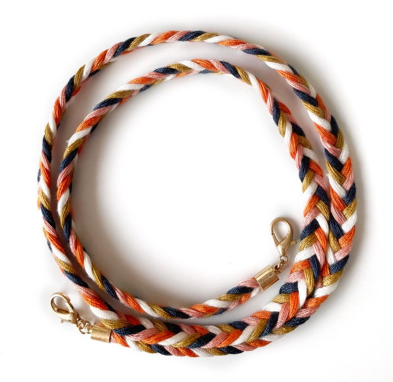 Cotton Thread Braid Face Mask Chain Lanyard Necklace Eye - Etsy