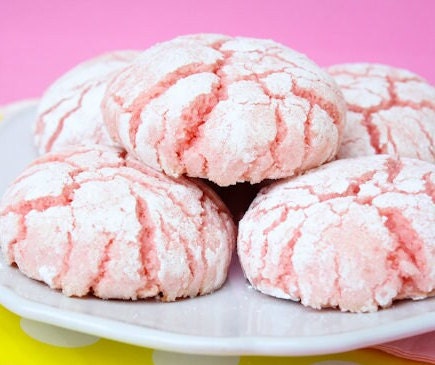 Pink Crinkle Cookie 2.5 Dozen - Etsy