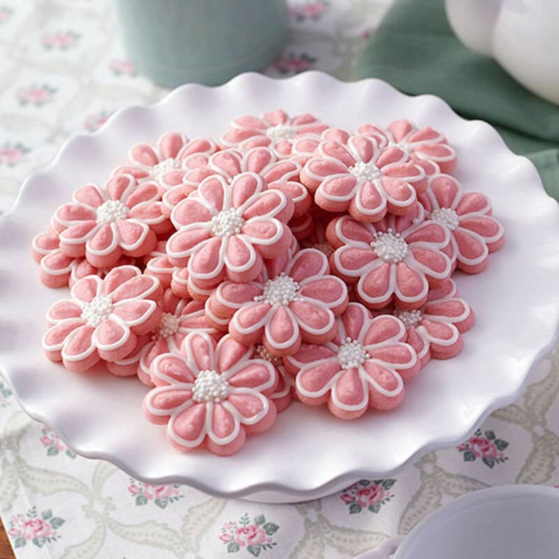 Multicolor Flower Spritz Cookies 2.5 Dozen - Etsy