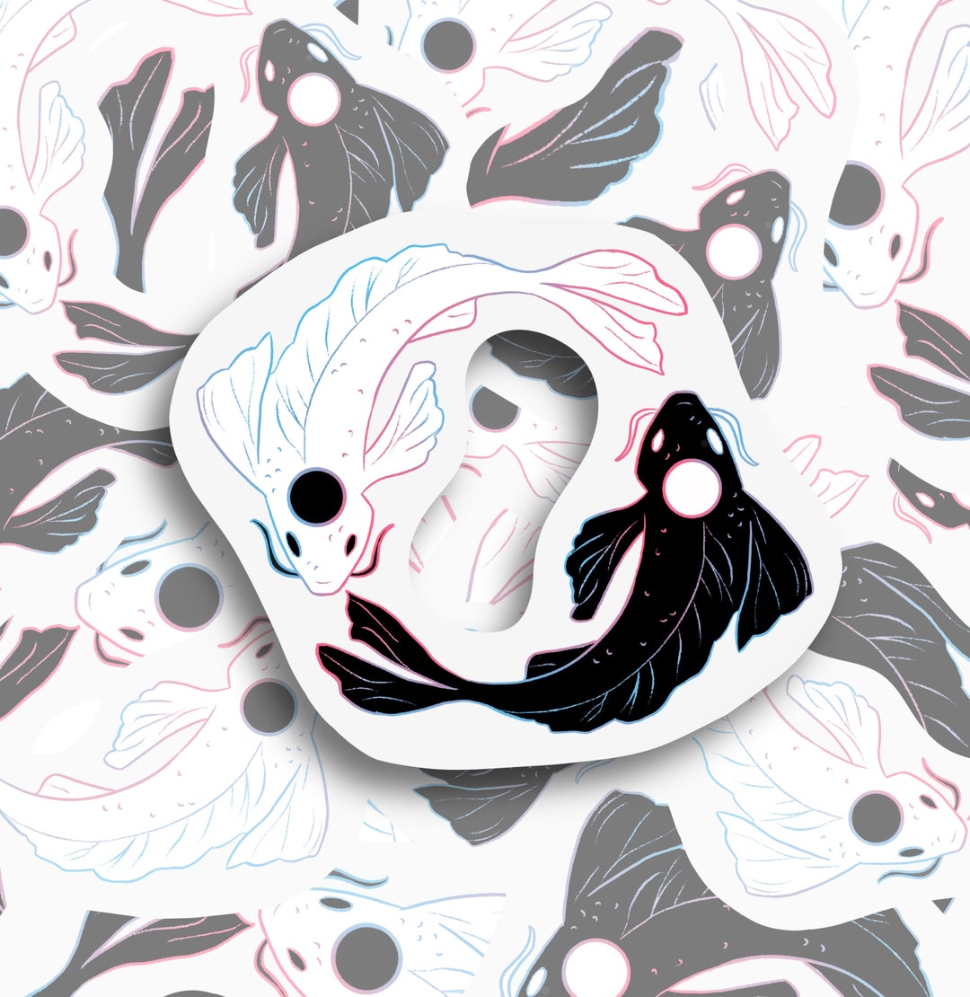 Tui and La Sticker, Koi Fish, Ocean Spirit, Moon Spirt, Anime, VSCO ...