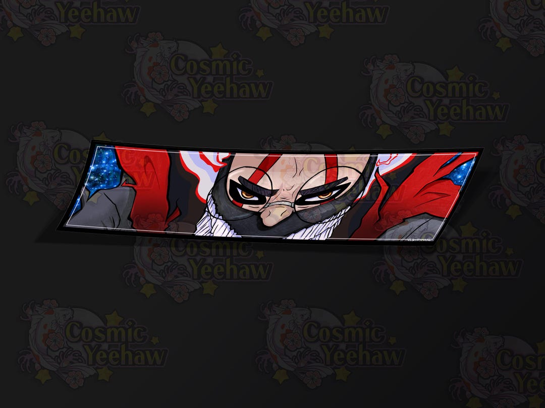 Speed Demon Anime Slap Sticker, 8x3, Anime Slap Sticker, Car Peeker ...