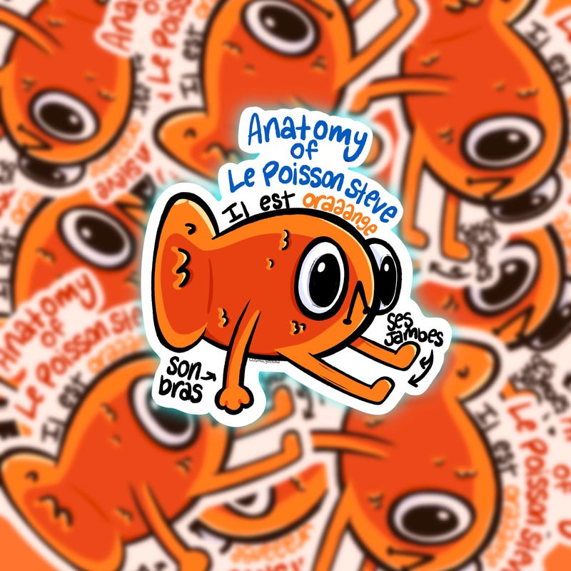 Le Poisson Steve - Etsy