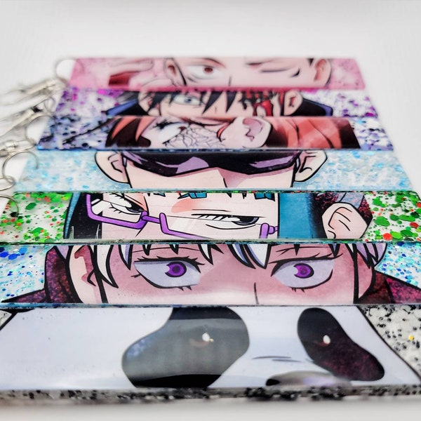 Anime Resin Keychain - Etsy
