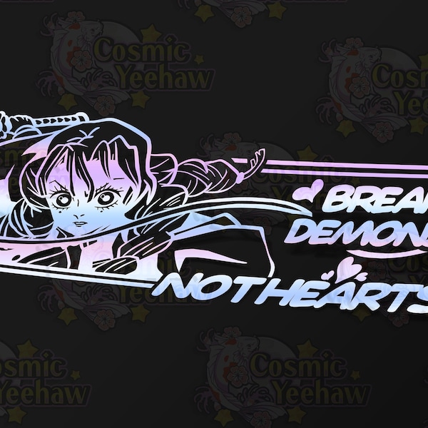 Anime Car Decal - Etsy