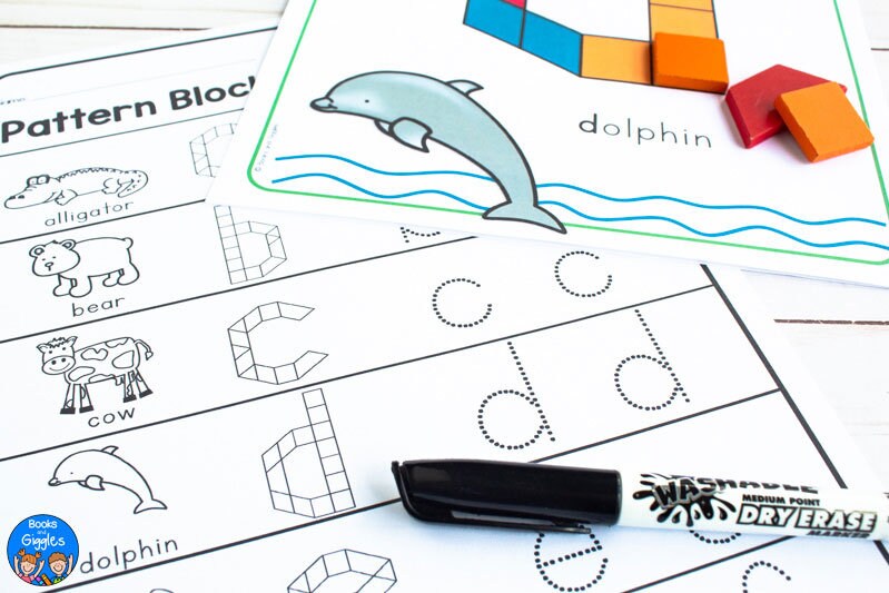 Animal Alphabet Mats for Pattern Blocks - Etsy