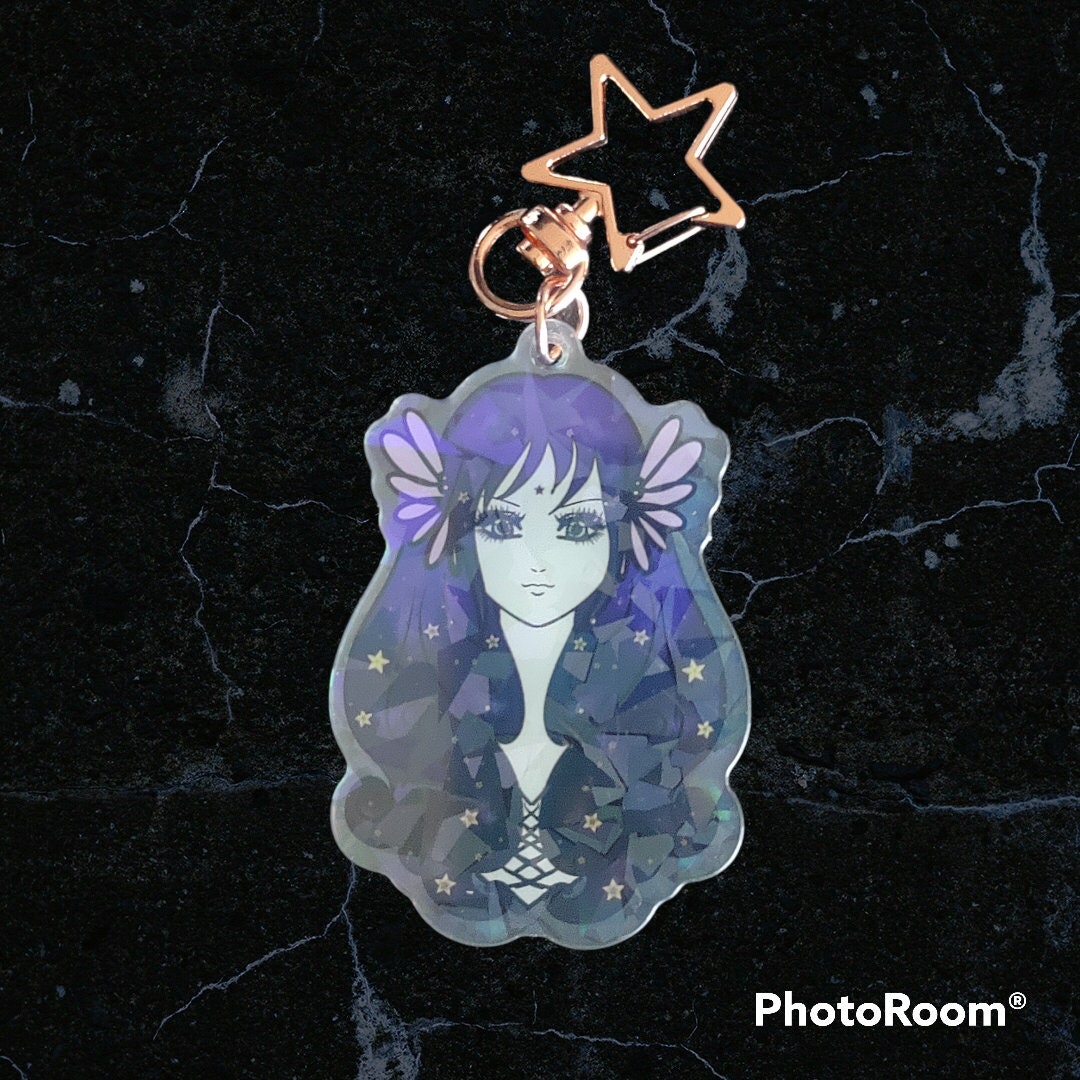 Virgo Zodiac Holographic Acrylic Keychain, Astrology Keychain, Zodiac ...