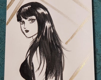 Anime Gouache Art - Etsy