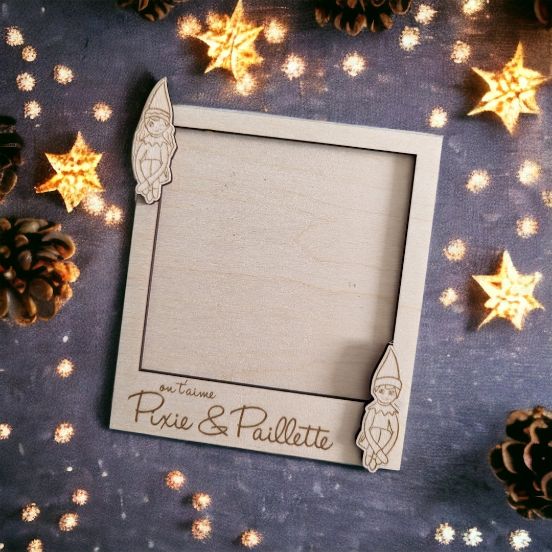 Elf on the Shelf Personalized Photo Frame Joker Elf Joker - Etsy