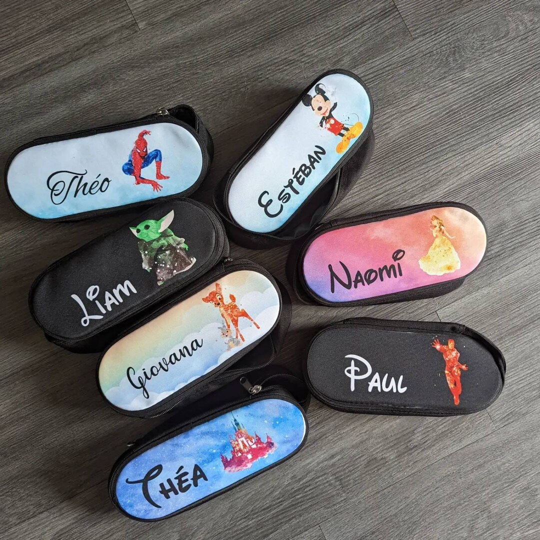 Personalized Disney Pencil Case, Pencil Case, Personalized Children's ...