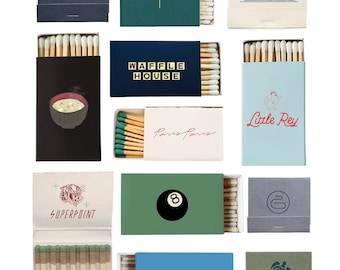 Custom Matchbook Print Personalized Vintage Matchbox Collage ...