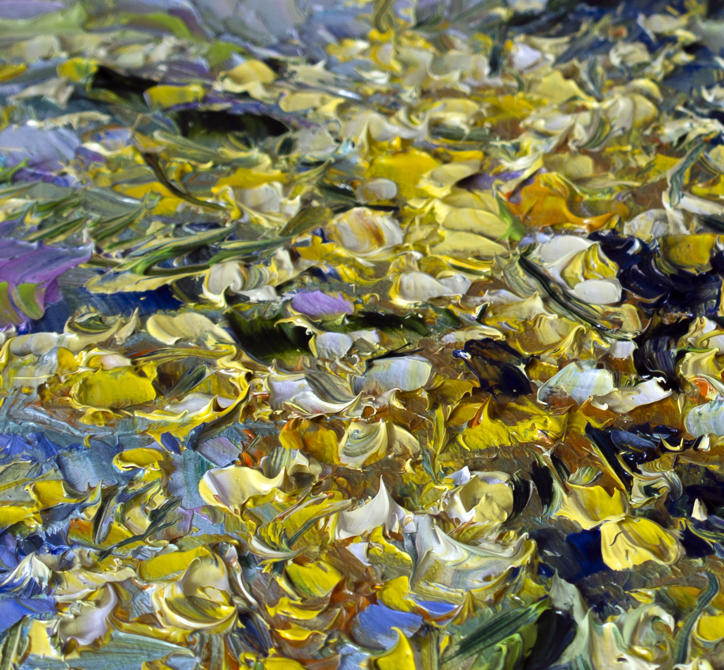 Mimosa painting Original art small oil painting | Etsy