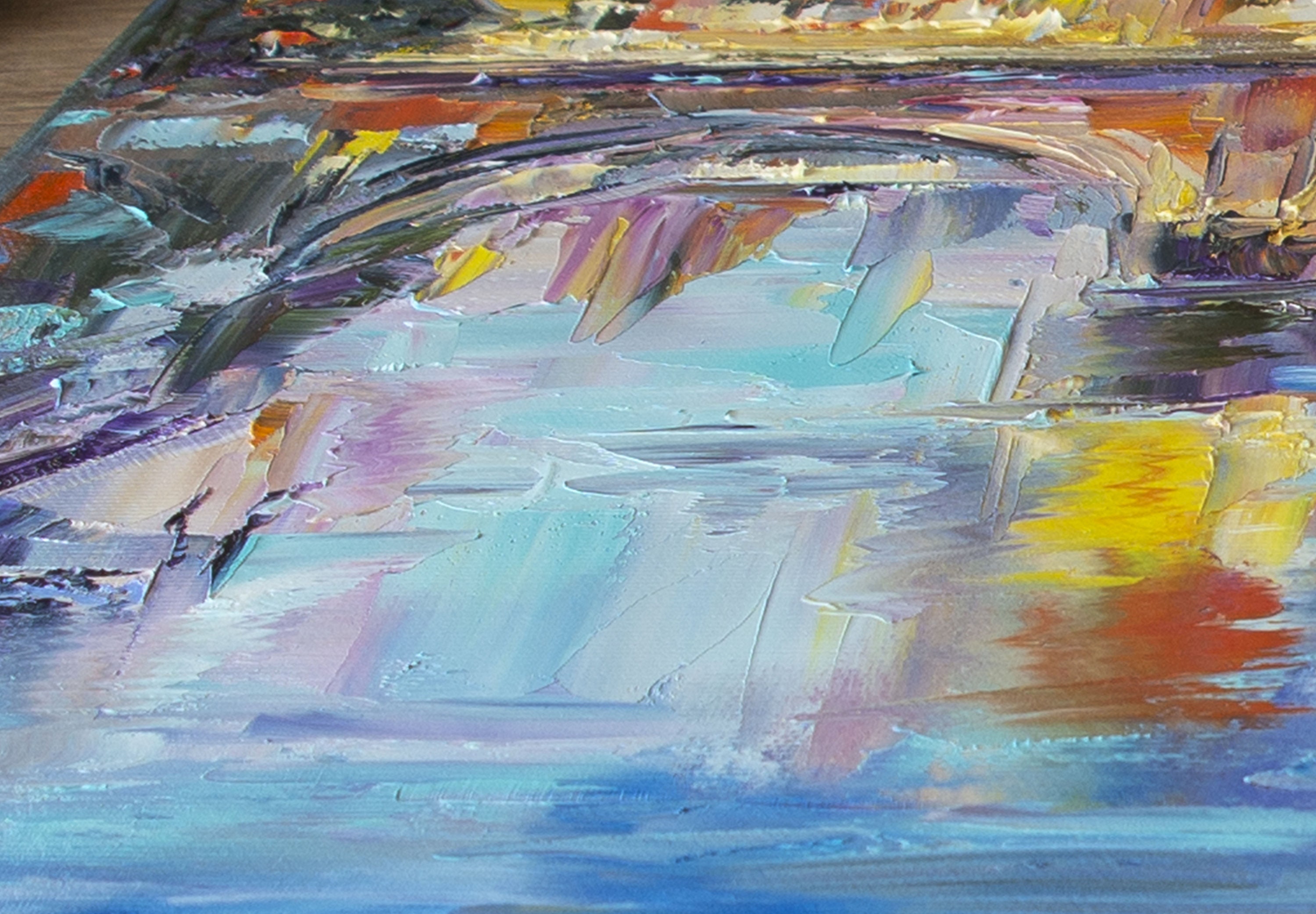 Evening Rome Oil Painting on Canvas Original Art Italy - Etsy