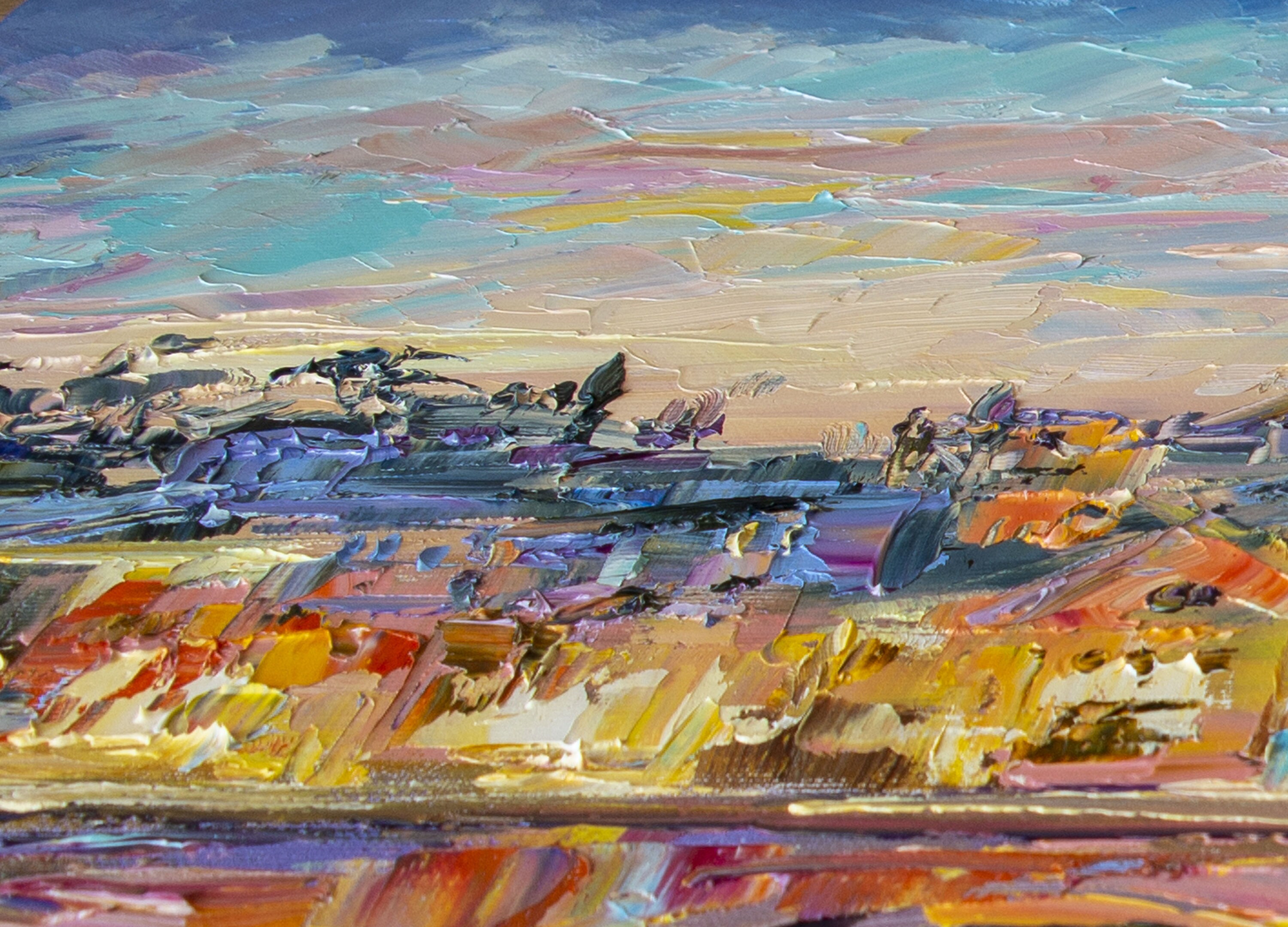 Evening Rome Oil Painting on Canvas Original Art Italy - Etsy