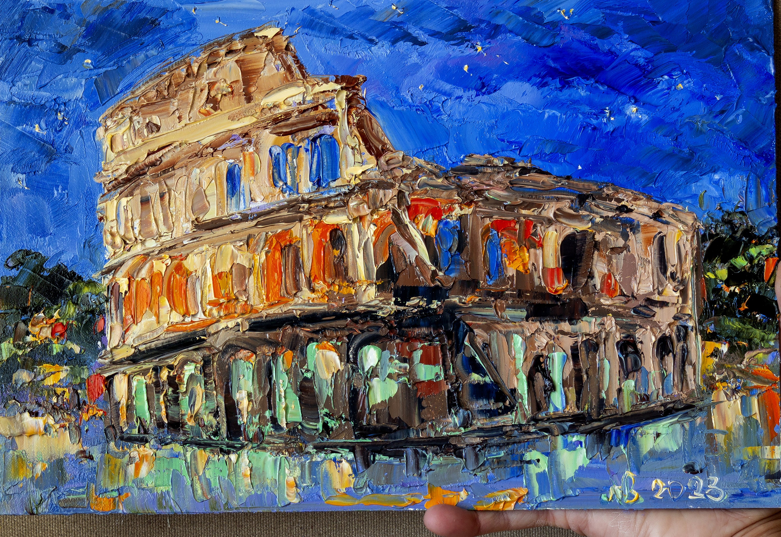 Colosseum Oil Painting