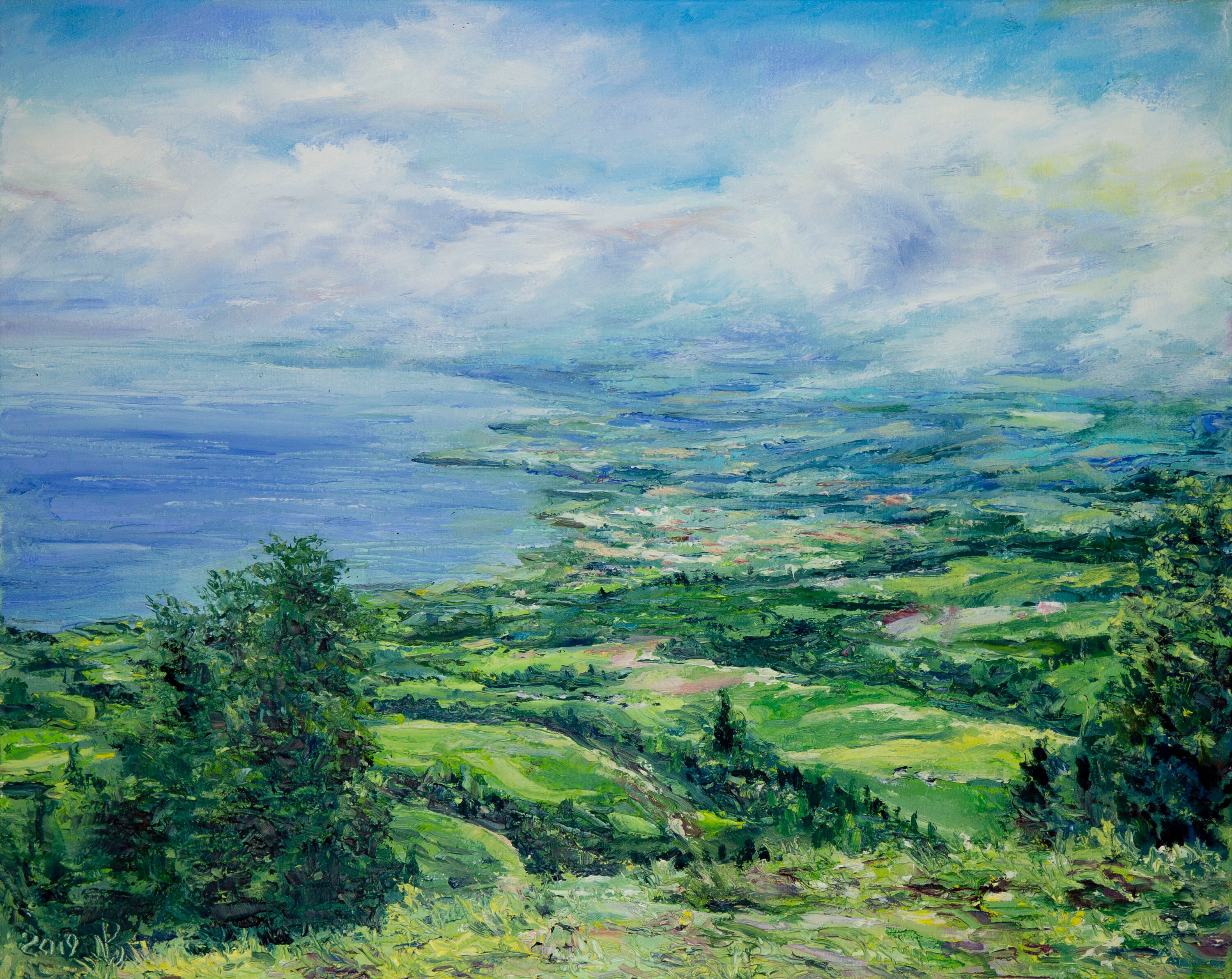 Azores seascape painting oil Portugal Paintings on Canvas | Etsy