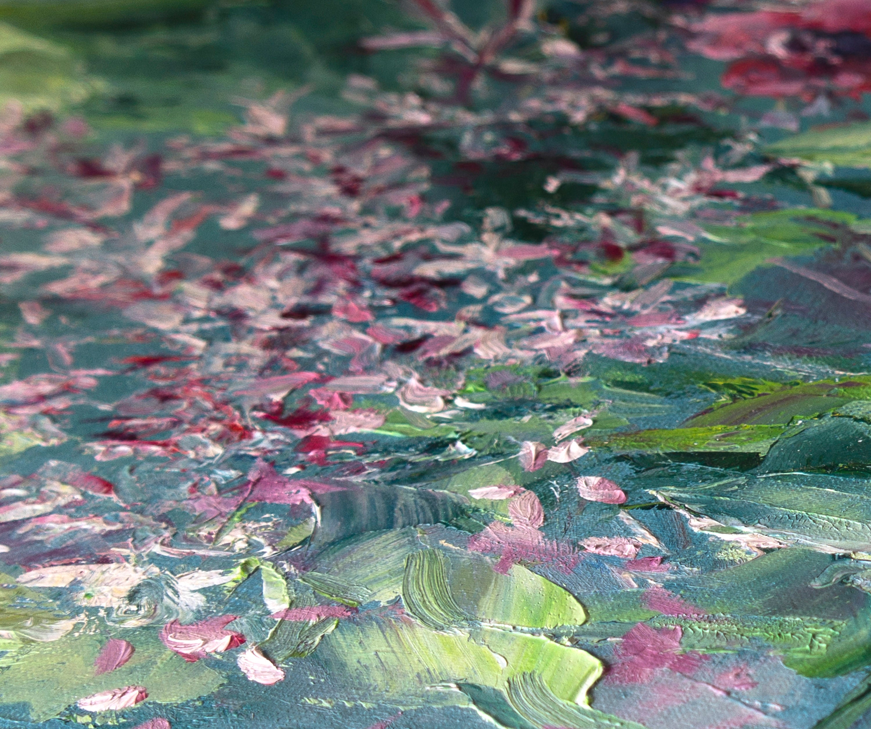 Spring Flowers Painting on Canvas Original Art Abstract | Etsy