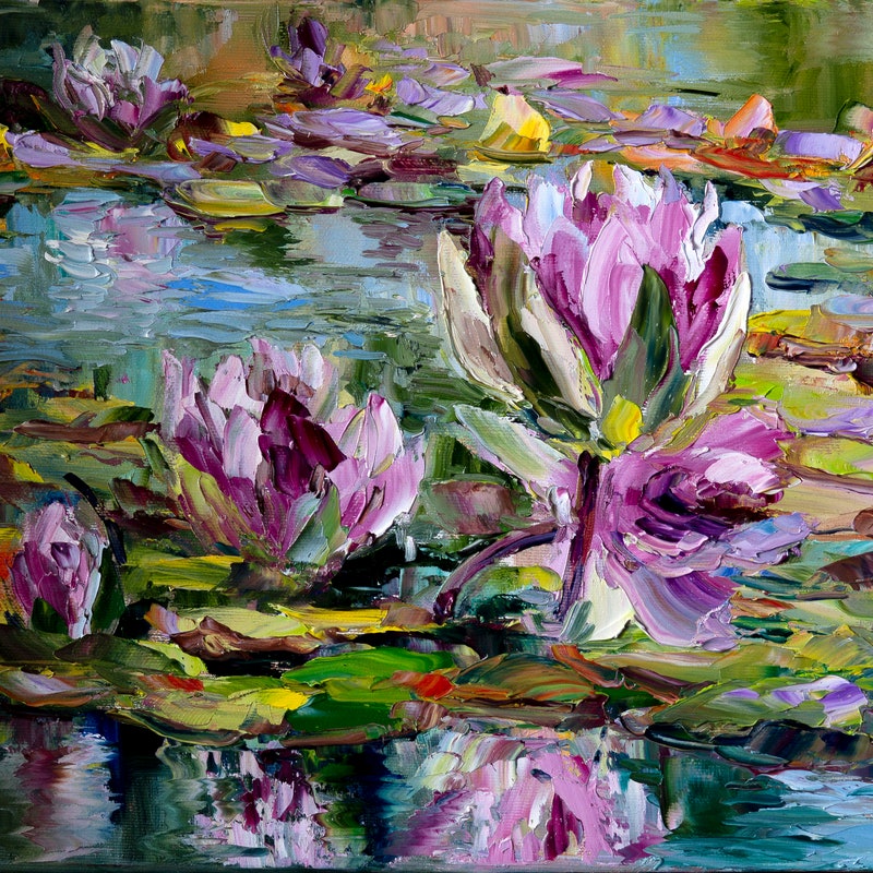 Paintings of Lilies - Etsy