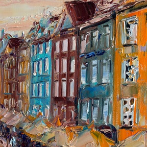 Evening Copenhagen Paintings on Canvas Original Art Denmark - Etsy