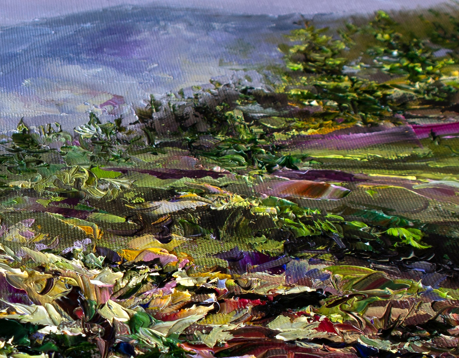 Textured Mountain Landscape Paintings on Canvas Original Art - Etsy