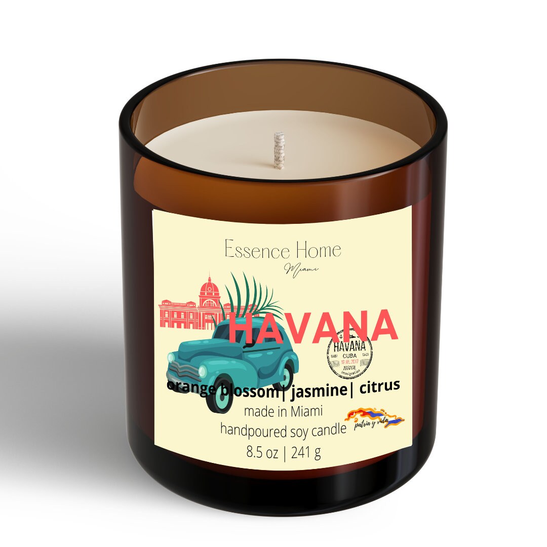 Soy Candle | Scented Candle | Havana | Citrus | Neroli | Patchouli ...