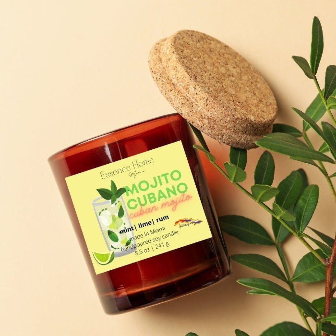 Sojakerze Duftkerze Mojito Cocktail Minty Kerzen - Etsy.de