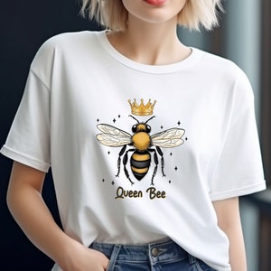 Queen Bee Shirt, Vintage Bee Lover T-shirt, Unique Gift for Bee Lovers ...
