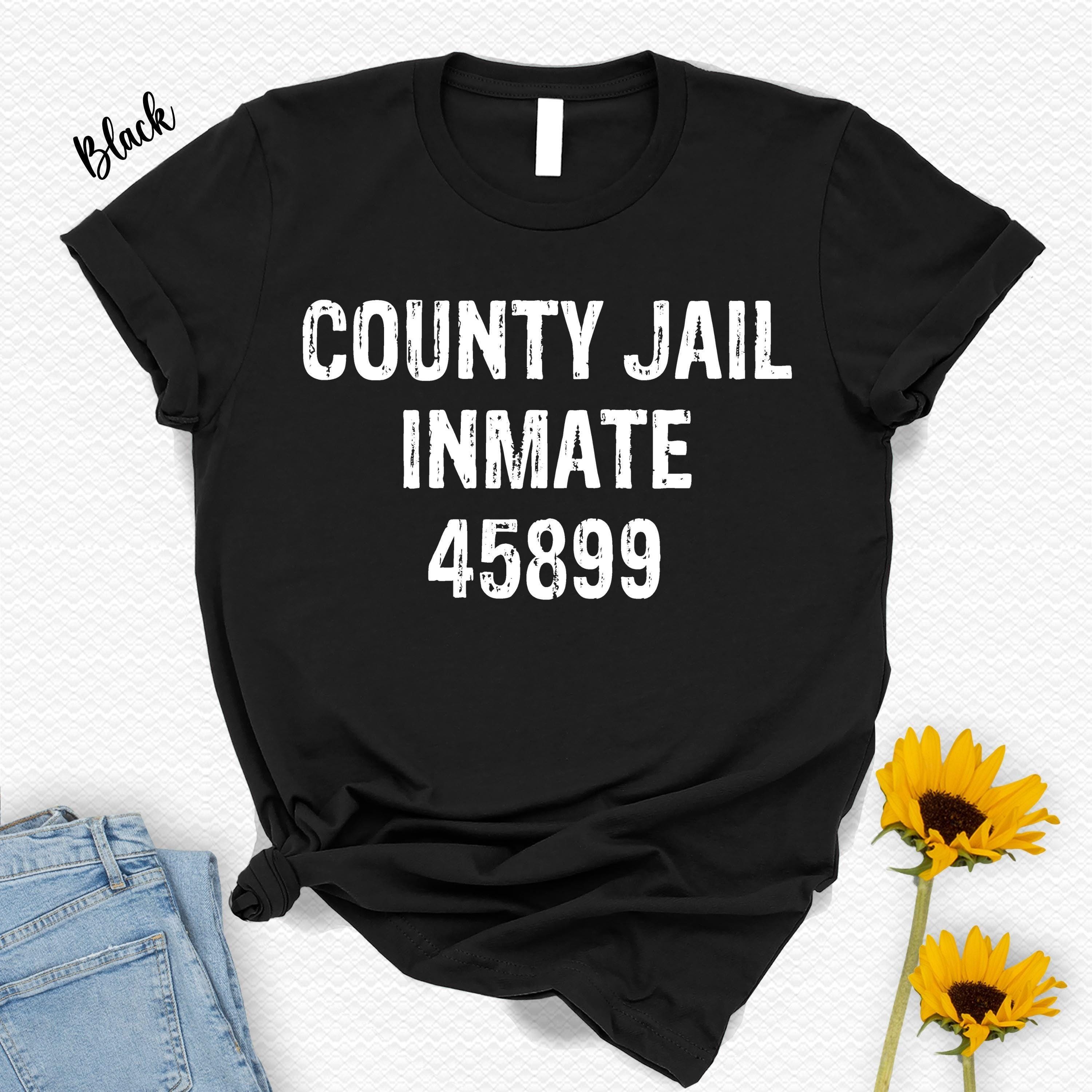 Prison Inmate Costume Shirt: Halloween Party Group Tee - Etsy