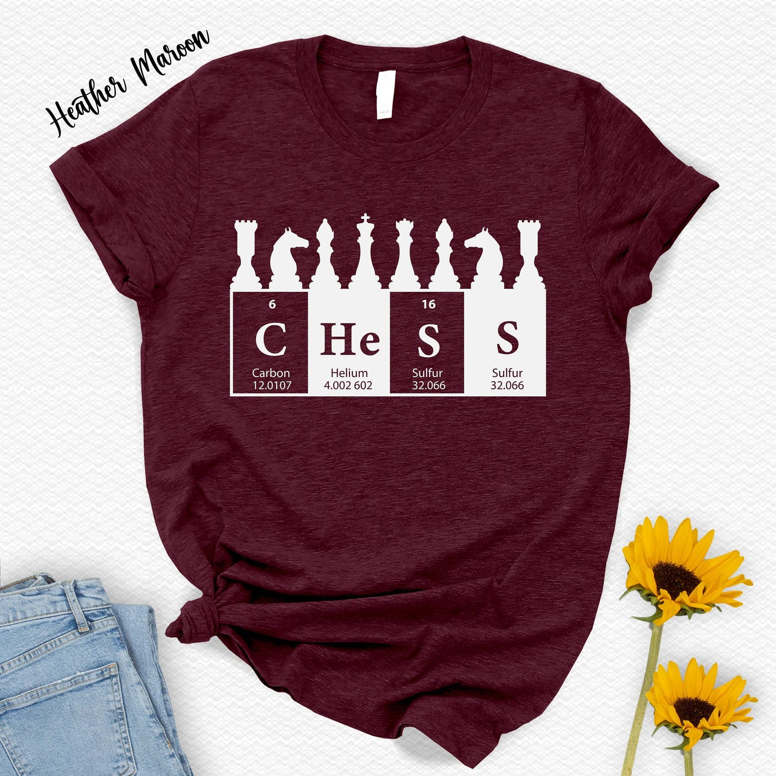 Chess Periodic Table Shirt: Gambit Chess Player Gift - Etsy