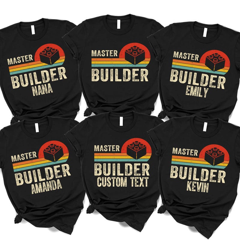 Master Builder Family Shirt - Etsy