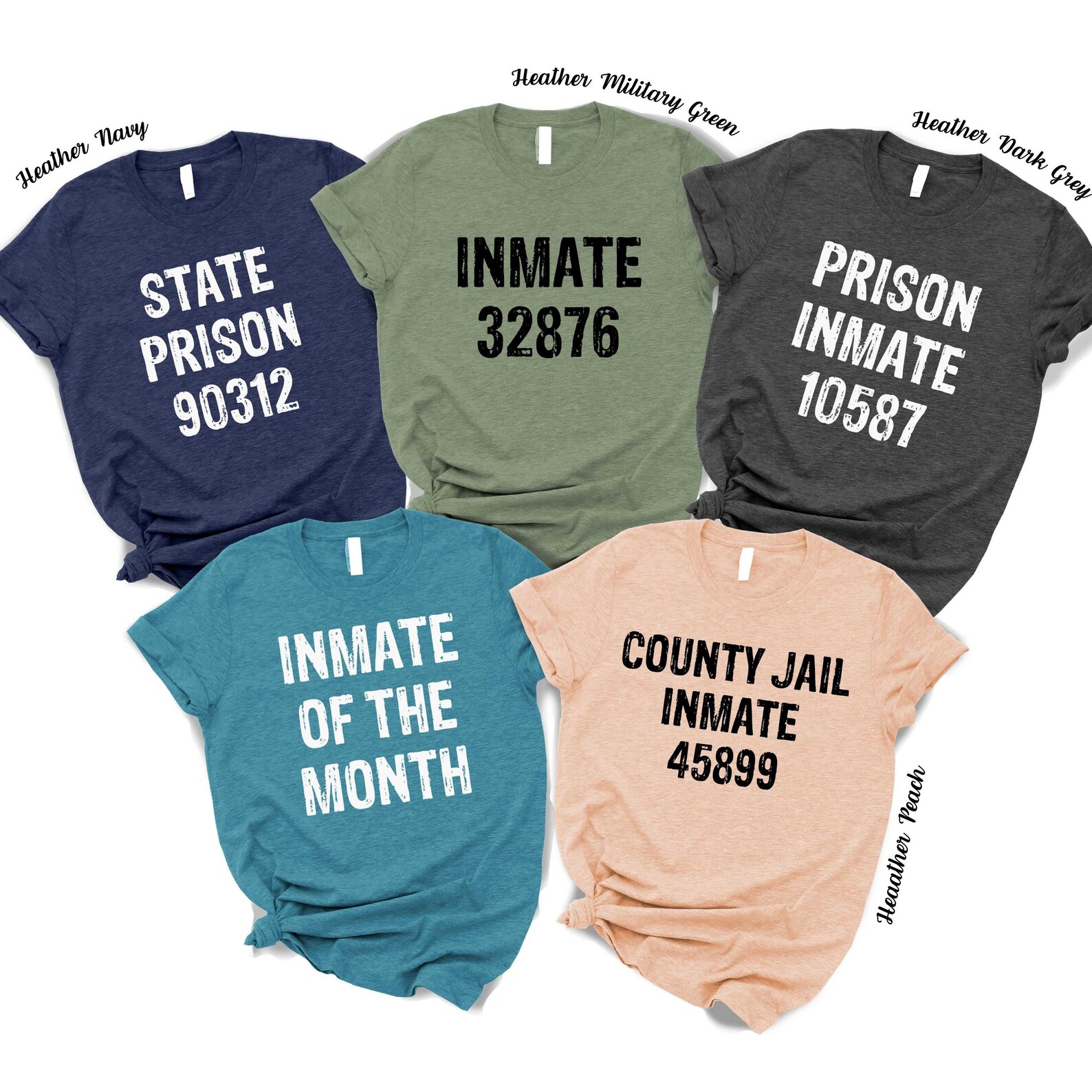 Prison Inmate Costume Shirt: Halloween Party Group Tee - Etsy