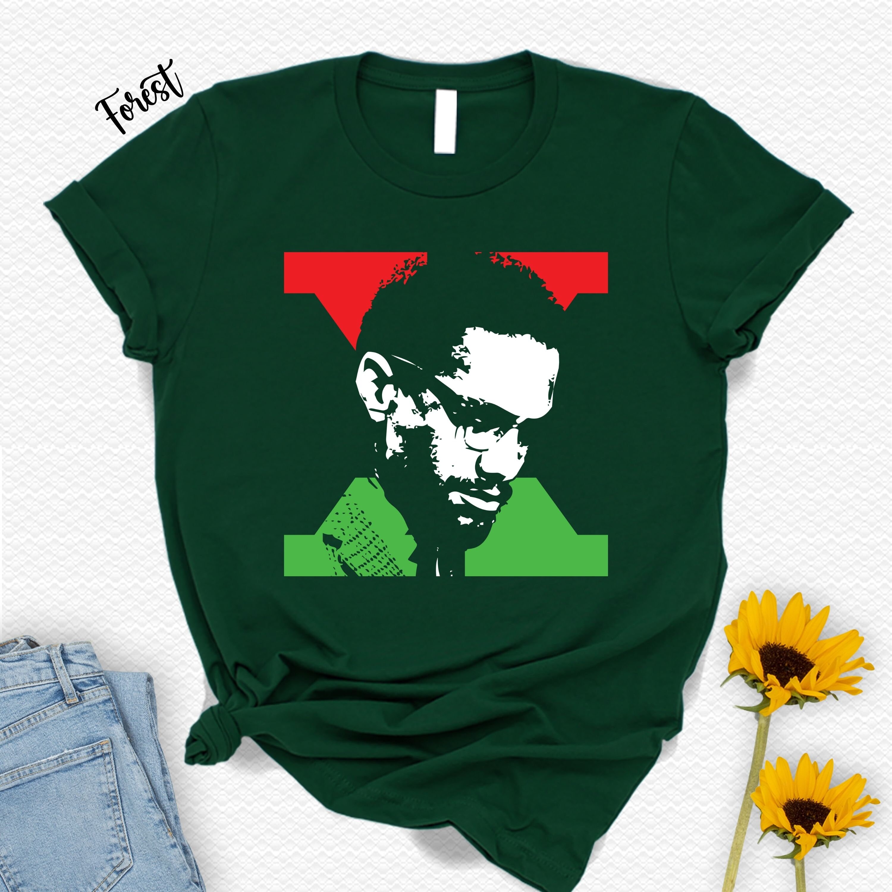 Malcolm X T-shirt, Black History Month Tee, Black Culture Gift - Etsy