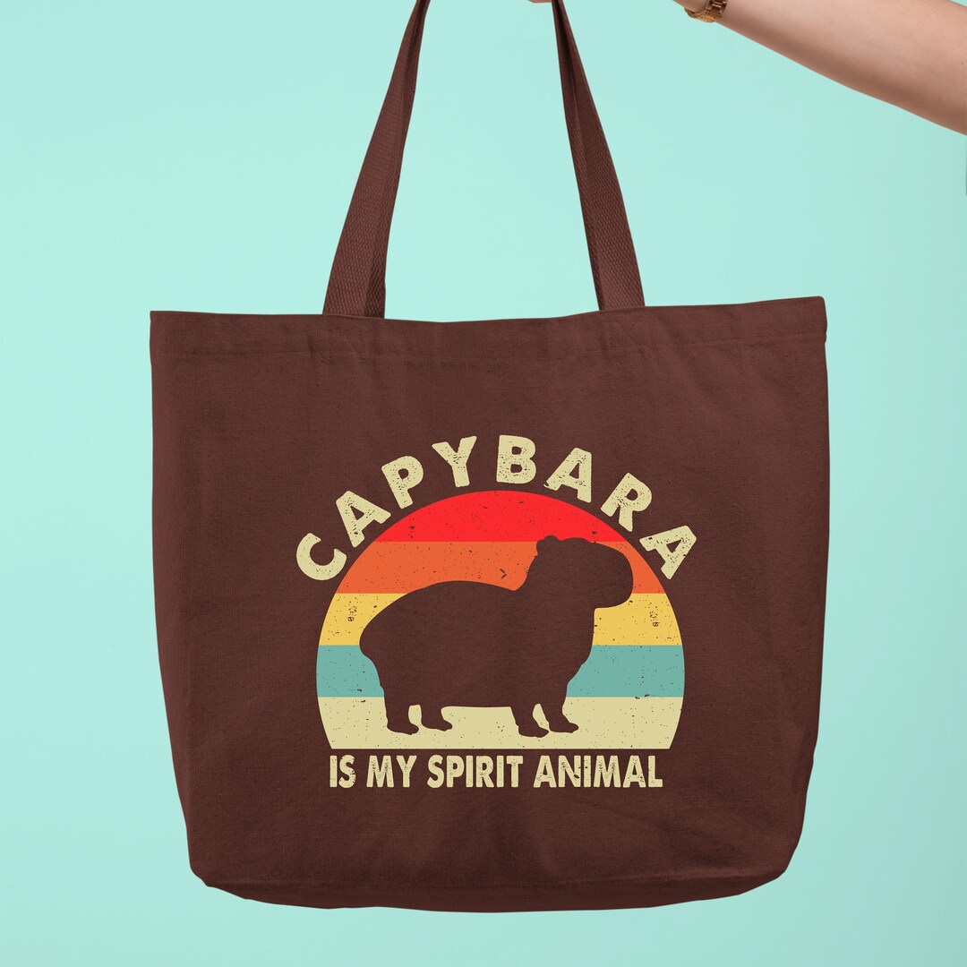 Cute Capybara Tote Bag,capybara Gift,animal Lover Gift Tote Bag,eco ...