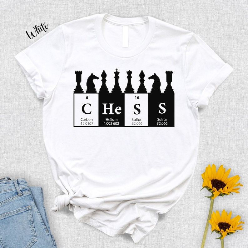 Chess Periodic Table Shirt: Gambit Chess Player Gift - Etsy