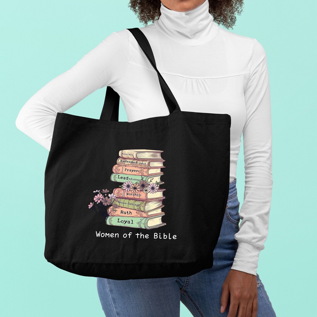 Christian Women Tote Bag, Women of the Bible Tote Bag, Bible Verse Tote ...