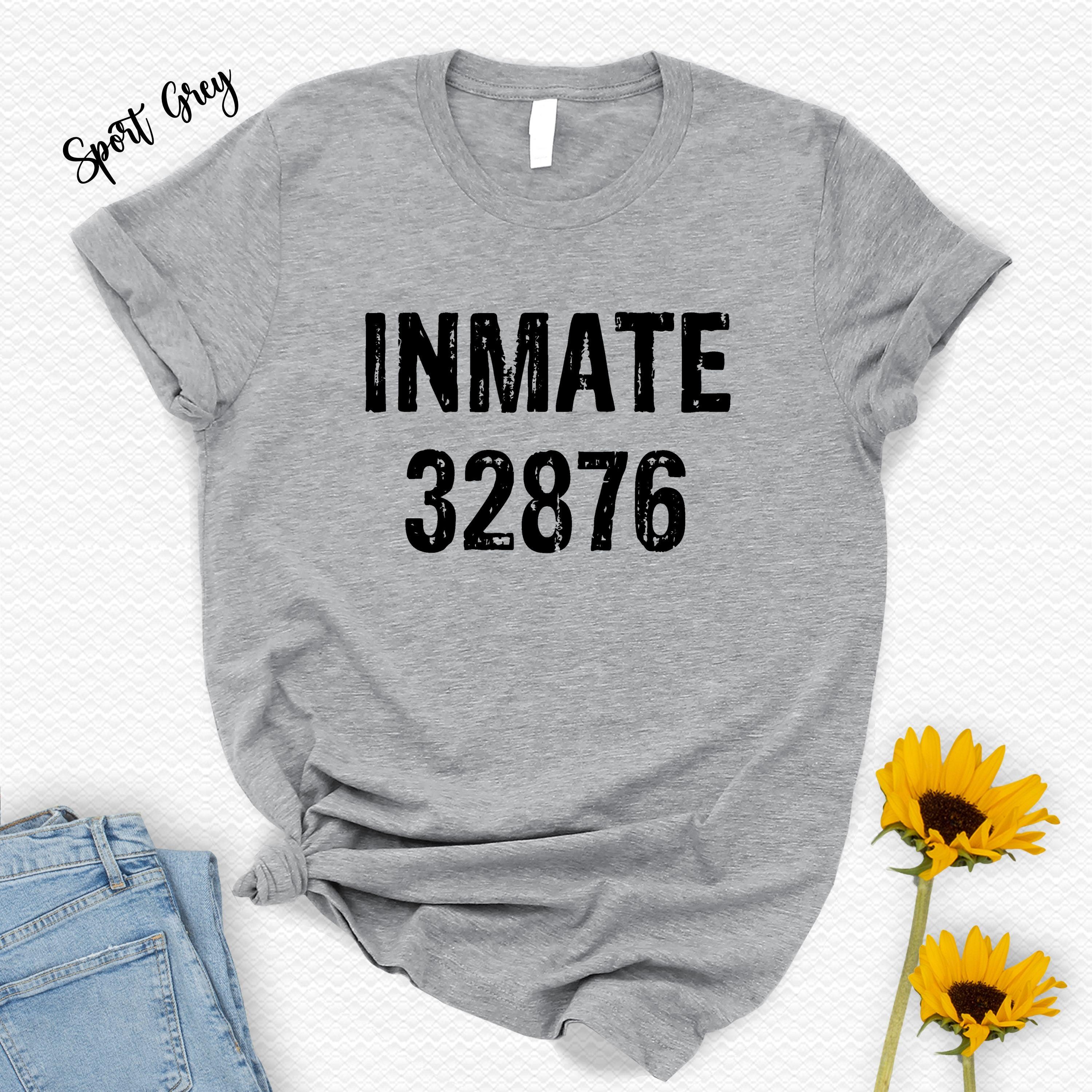 Prison Inmate Costume Shirt: Halloween Party Group Tee - Etsy