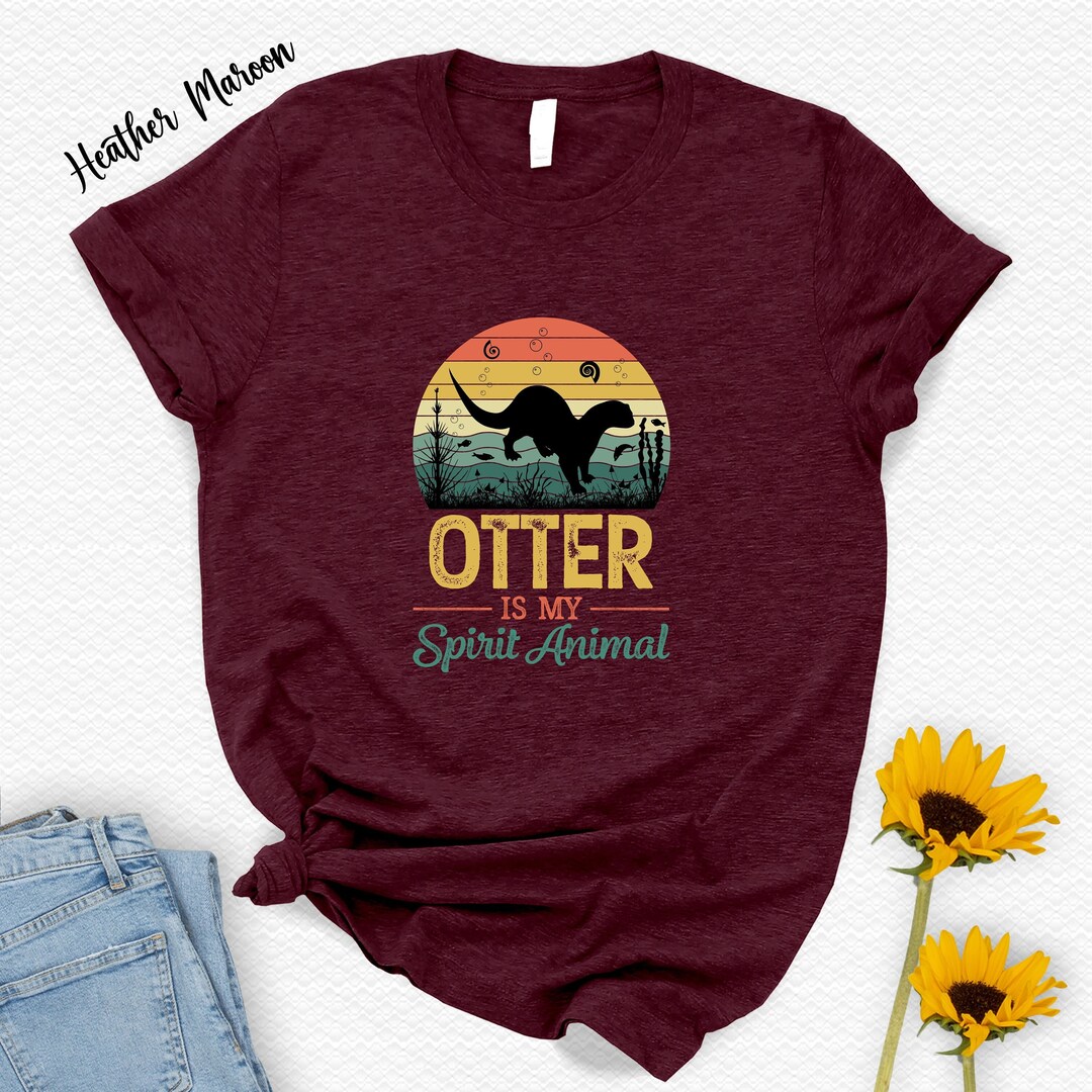 Otter is My Sprit Animal Shirt, Gifts for Kids,unique Holiday Gift ...