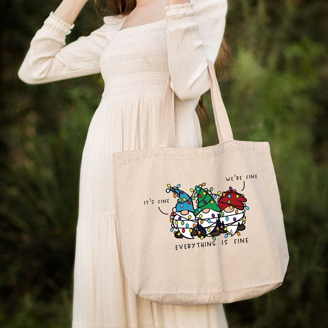 It’s Fine We’re Fine Everything is Fine Tote Bag,mothers Day Tote Bag ...